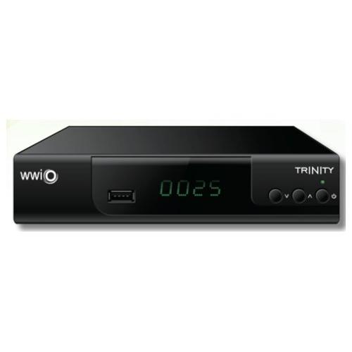 Decoder Dvb T2 Hevc 10 Bit Black TRINITY T2 | MondoTop.com