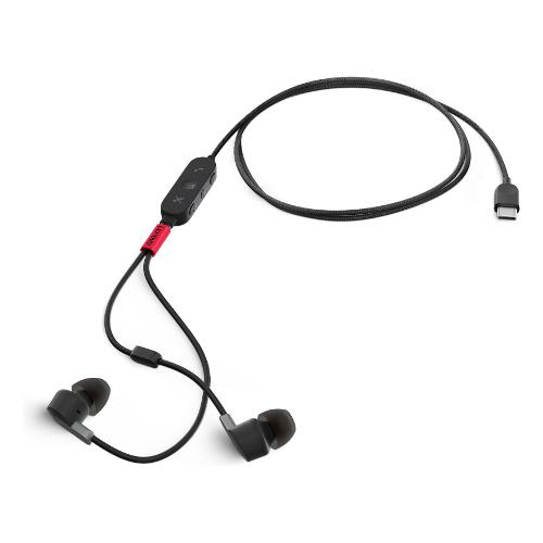 Auricolari microfono filo GO Anc Usb C Black 4XD1C99220 | MondoTop.com