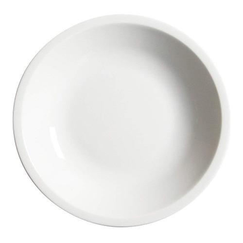 Piatto fondo Porcellana (20,5cm) ROMA Bianco | MondoTop.com